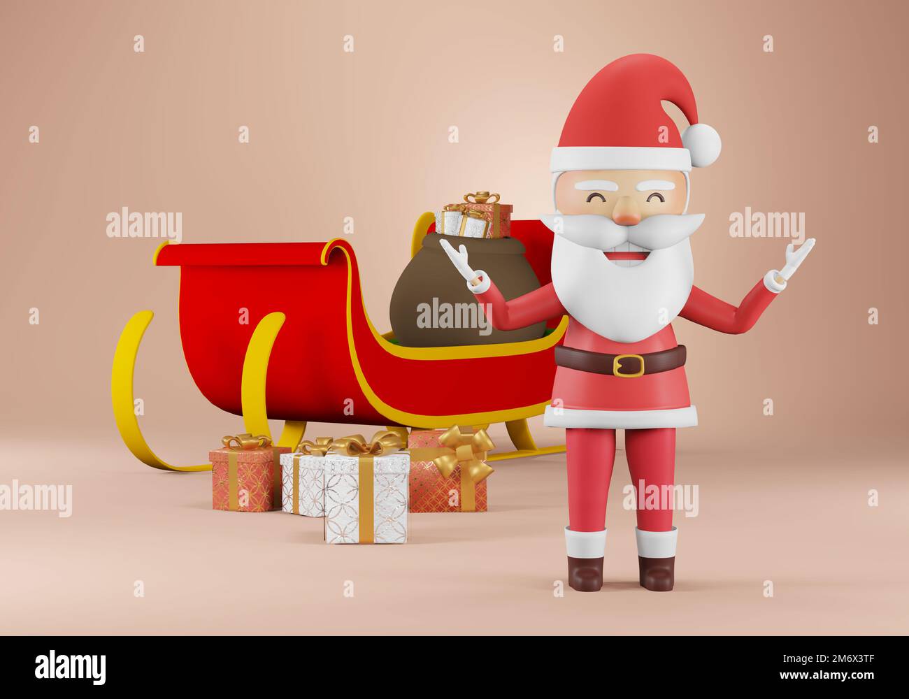 Santa claus brings gifts hi-res stock photography and images - Alamy
