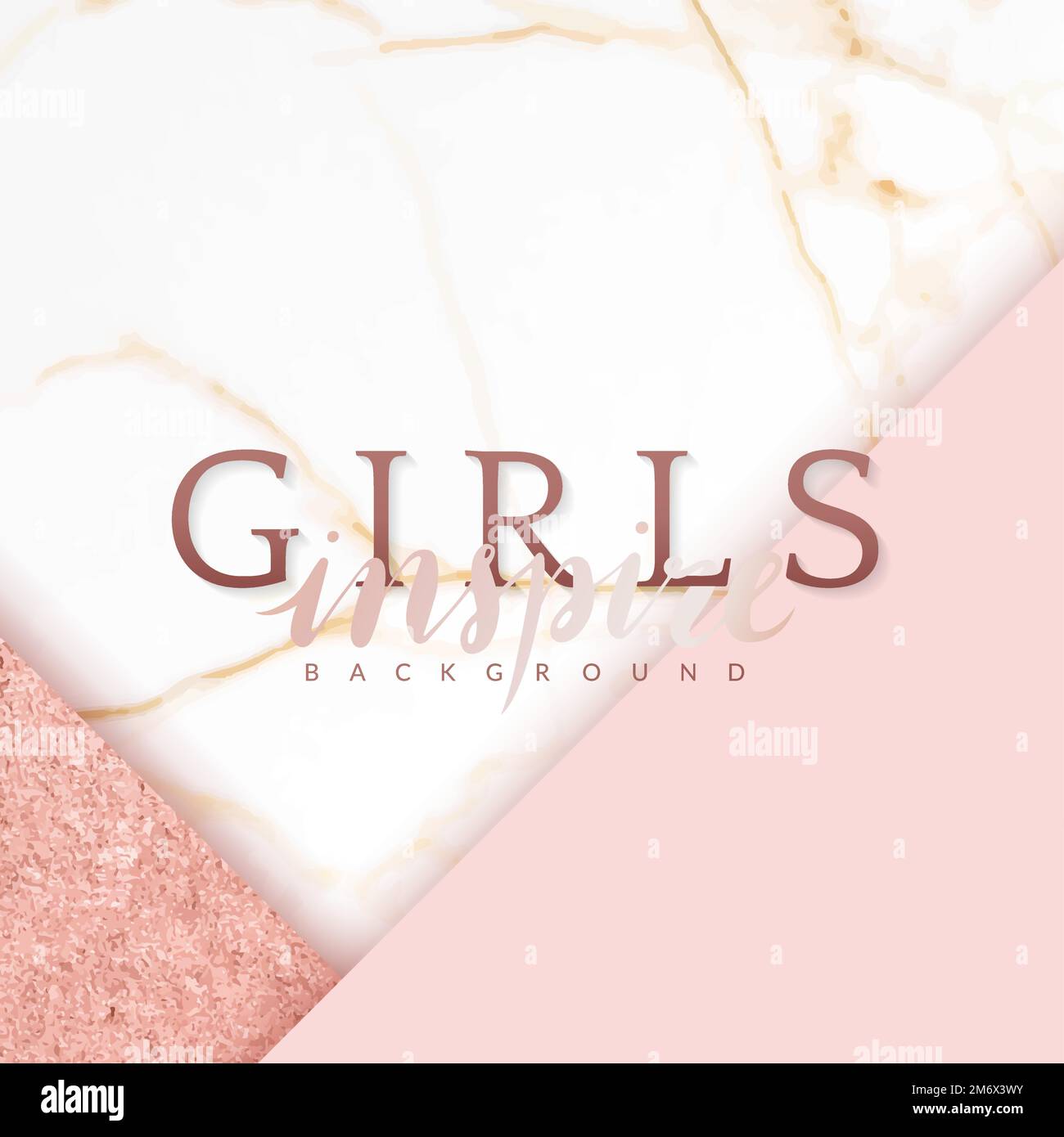 Pink feminine geometric background vector Stock Vector Image & Art - Alamy
