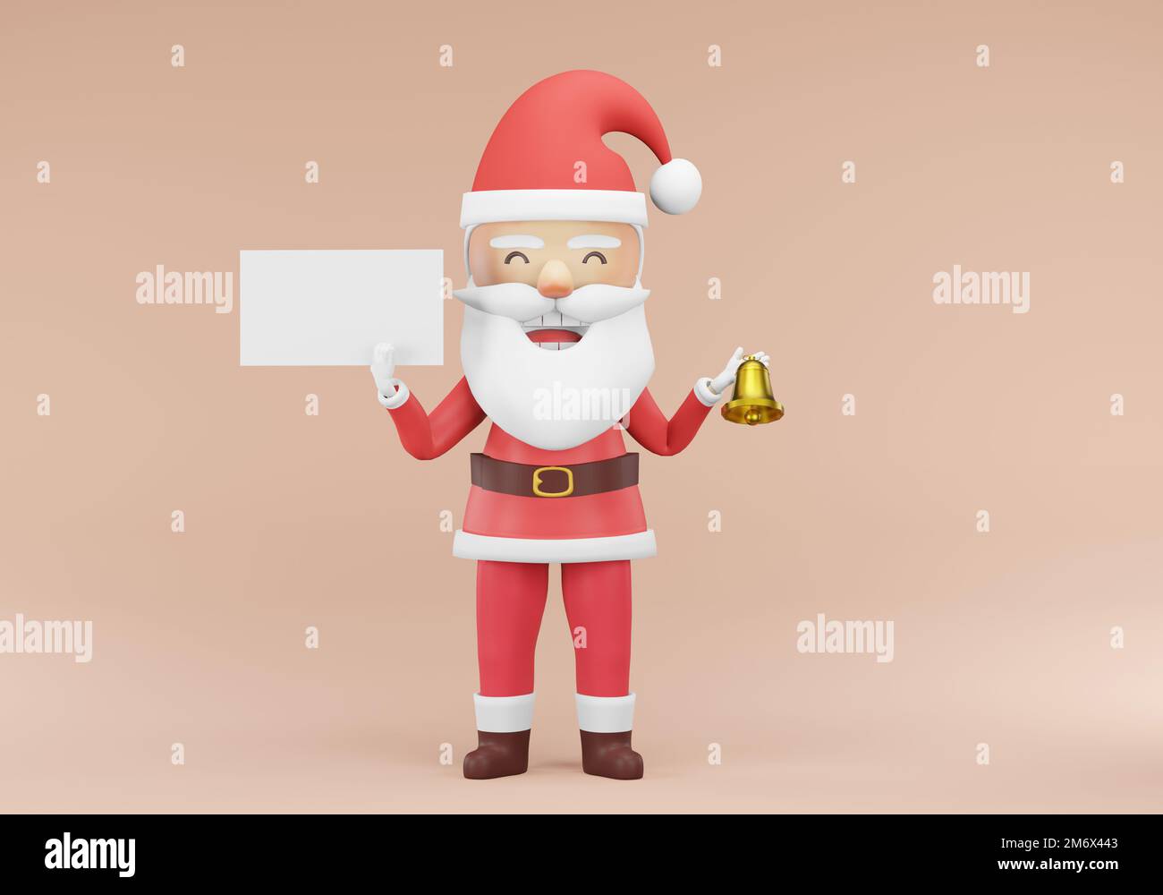 3d render , Cartoon Santa Claus for Your Christmas and New Year ...