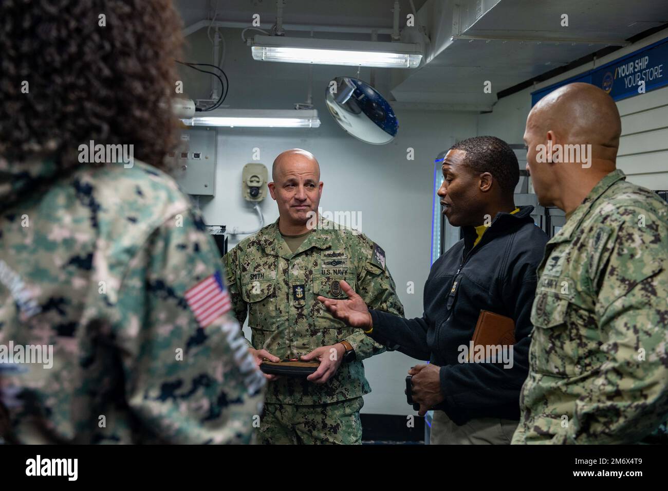 220508-N-DN159-1006 MEDITERRANEAN SEA (May 8, 2022) Master Chief Petty Officer of the Navy ...