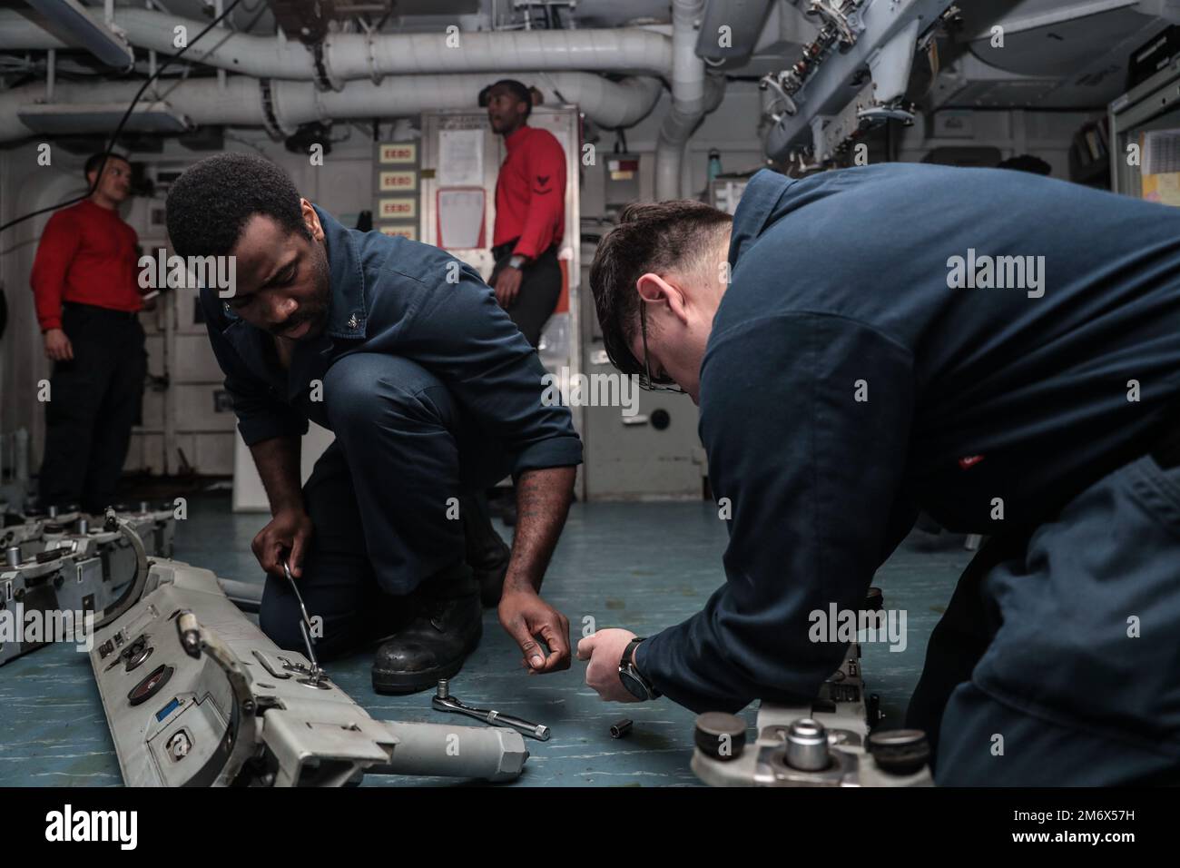 PHILIPPINE SEA (May 8, 2022) Aviation Ordnanceman 3rd Class Dominique ...