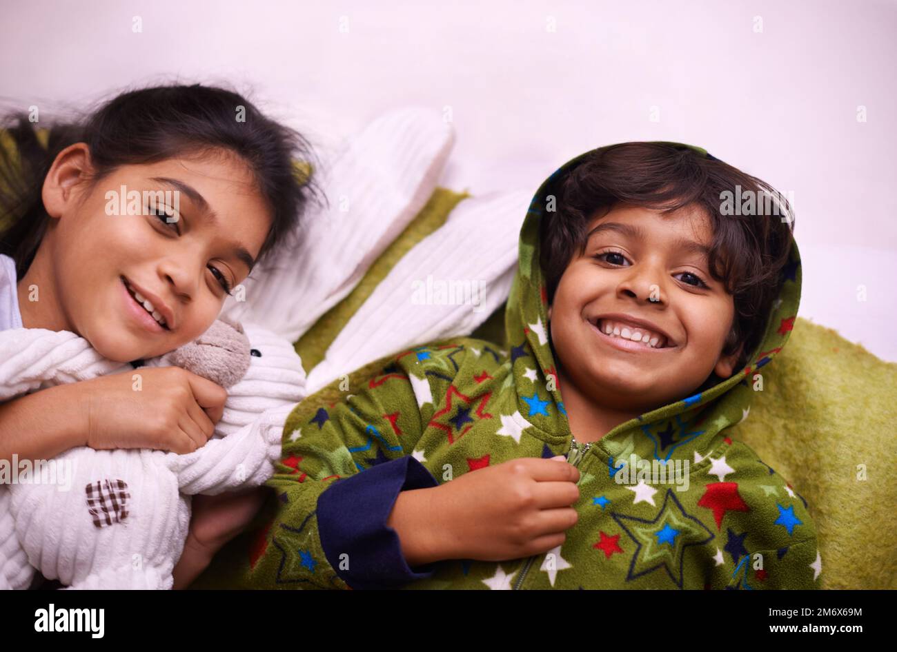 It Was An Awesome Day Of Fun But Now Were Tired Two Siblings Lying
