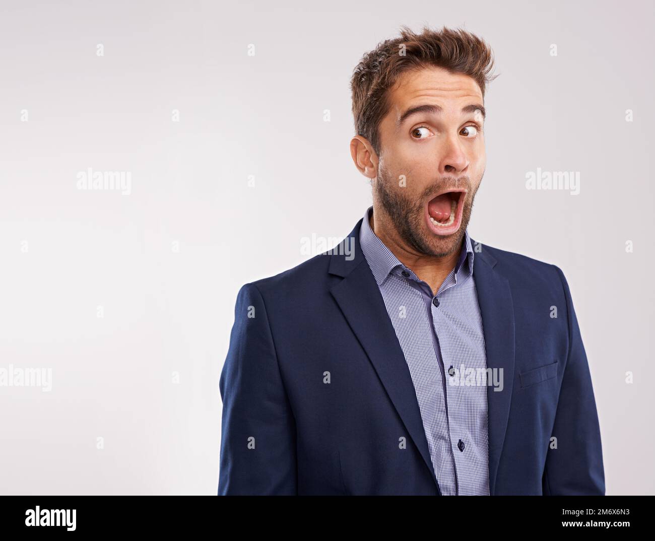 Business people speechless hi-res stock photography and images - Alamy