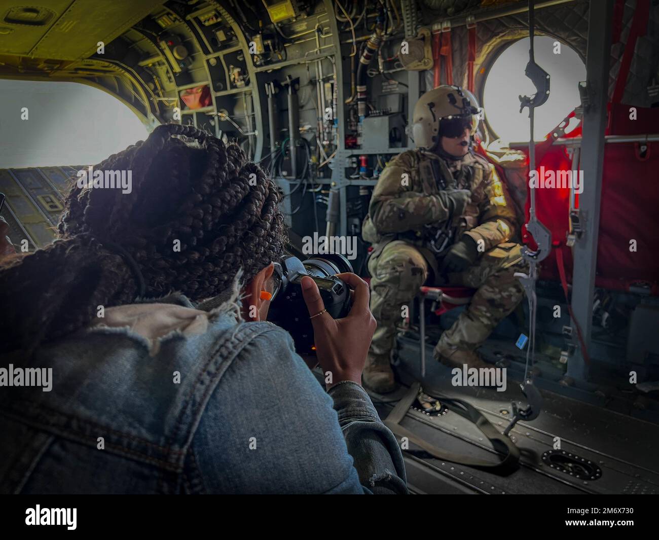 Spc. Darianne Tolbert, public affairs specialist from the 372nd Mobile ...