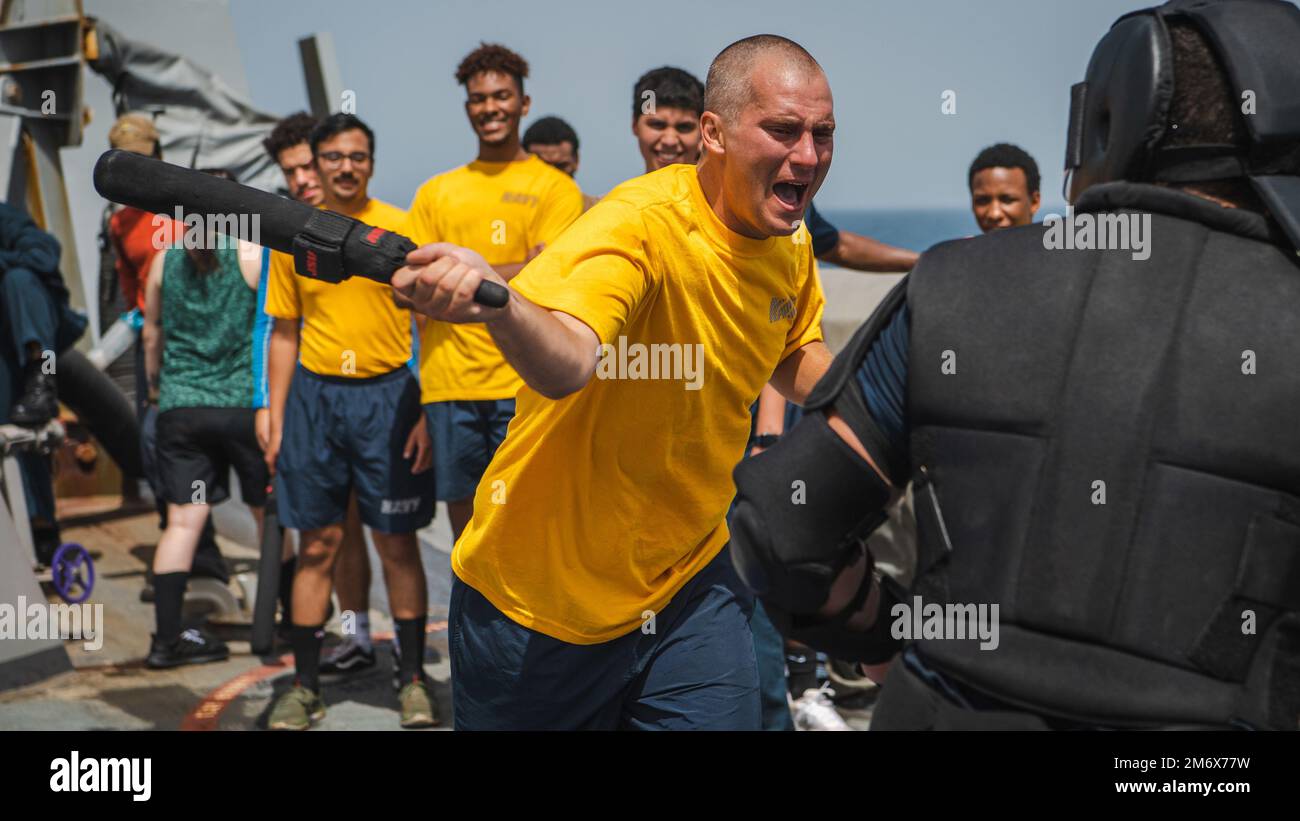 220509-N-TT059-1465 GULF OF OMAN (May 09, 2022) Seaman Apprentice ...