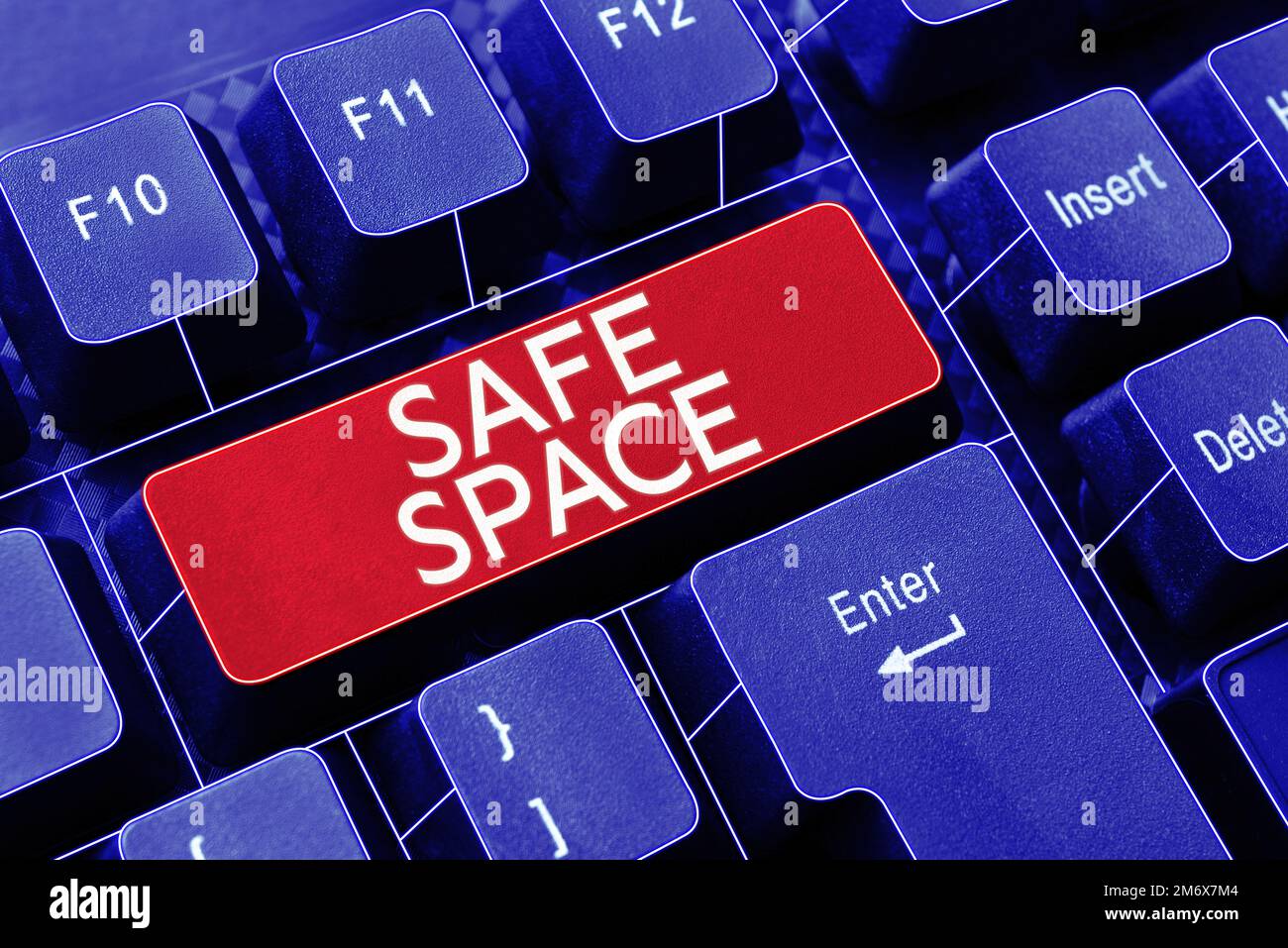 Writing displaying text Safe Space. Business concept a place or room in ...
