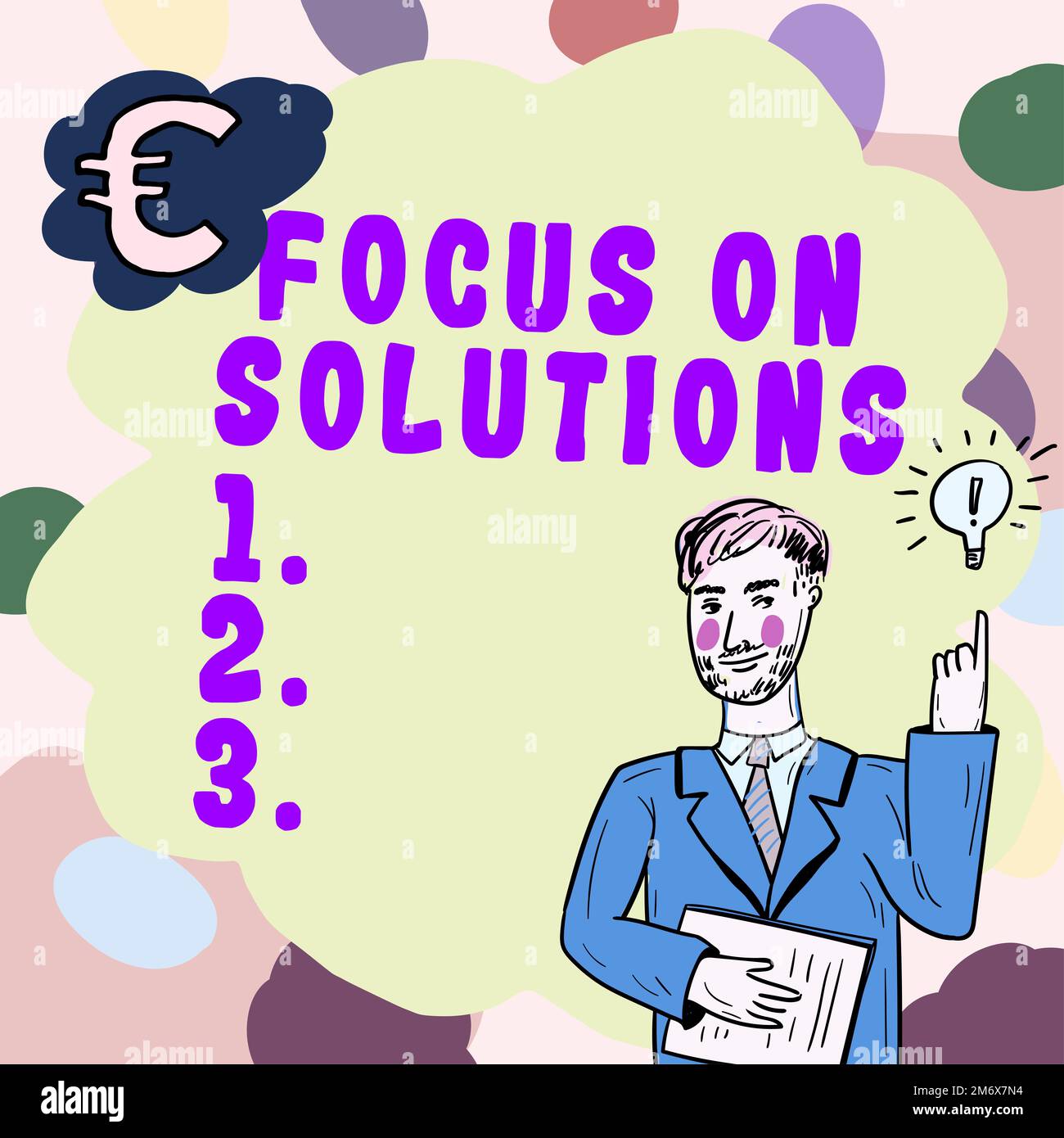 Sign displaying Focus On Solutions. Word for powerful practical way to ...