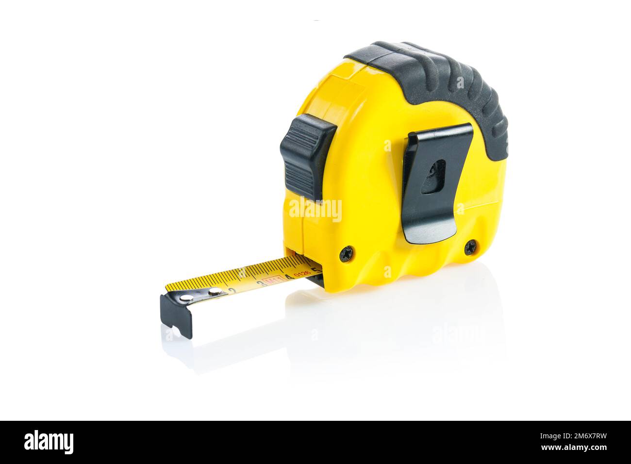 an yellow tapeline Stock Photo - Alamy