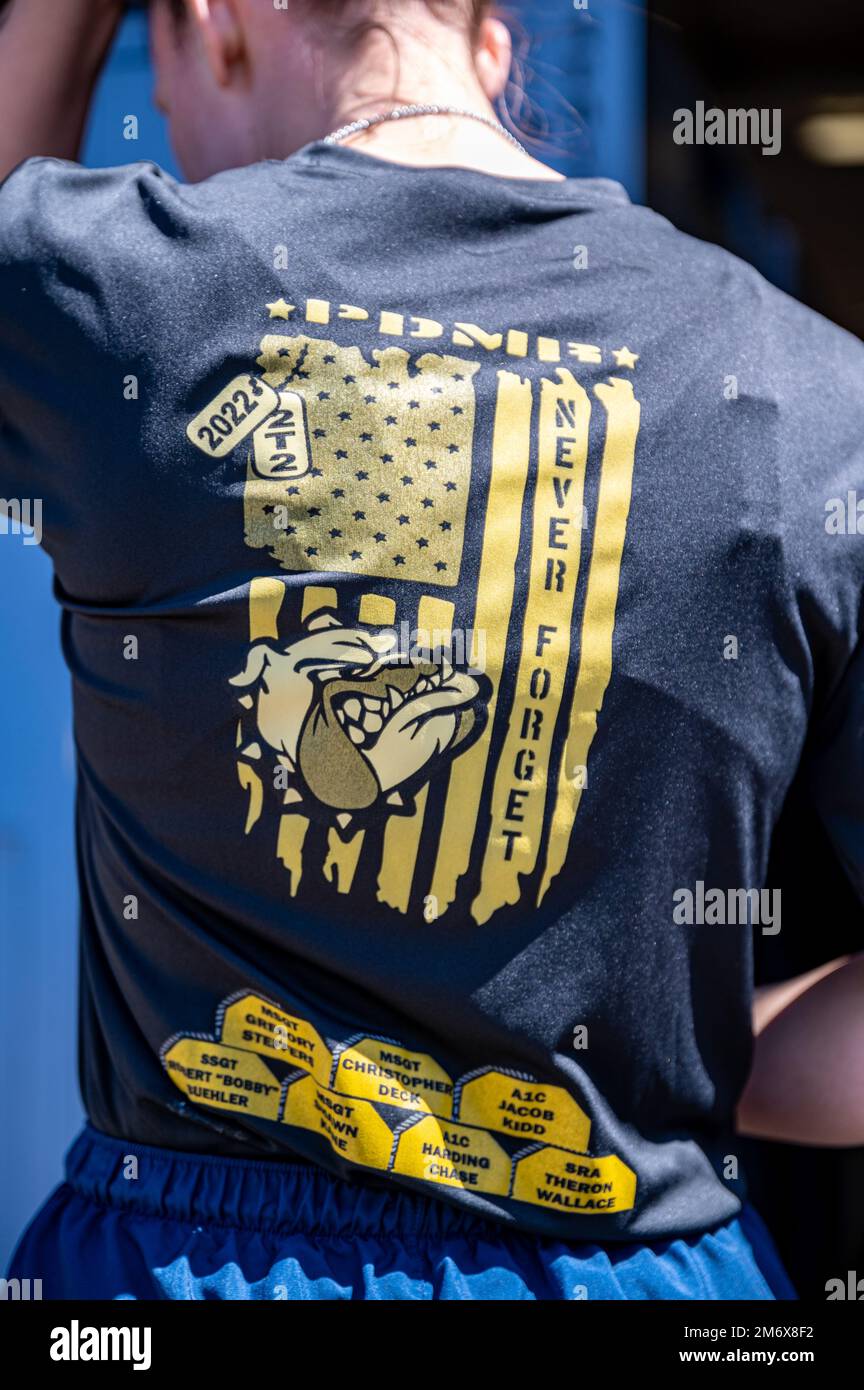 Senior Airman Sarah Pratt poses for a photo after the Port Dawg ...