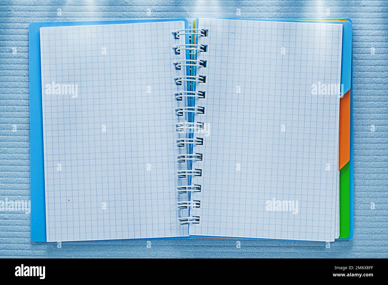 Blank spiral notepad top hi-res stock photography and images - Alamy