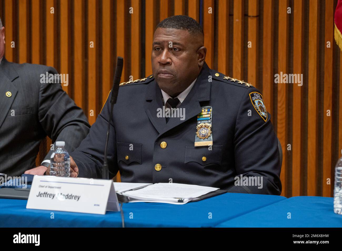 NEW YORK, NEW YORK - JANUARY 05: NYPD Chief of Department Jeffrey B ...