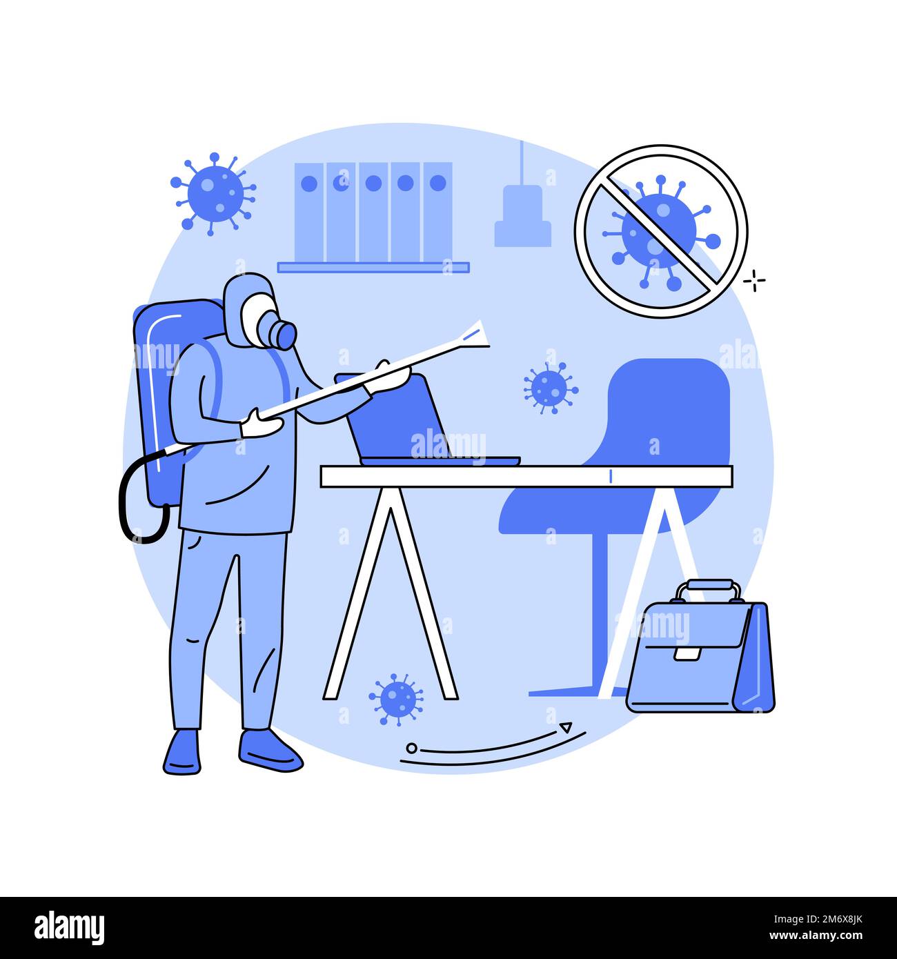 Commercial cleaning abstract concept vector illustration. Cleaning ...