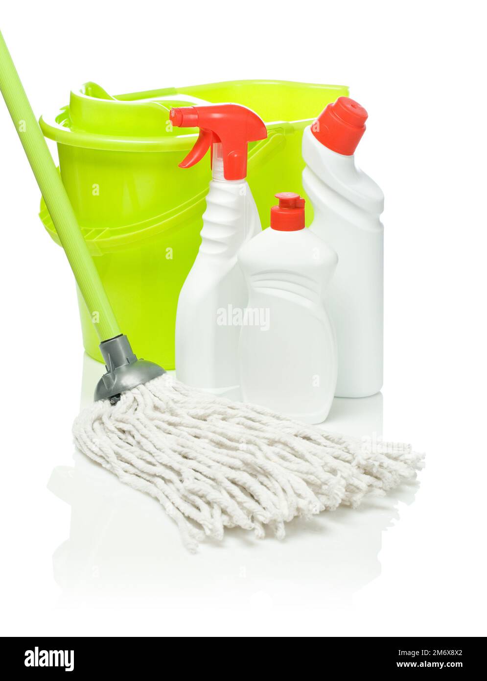 Mop cleaning bottles Cut Out Stock Images & Pictures - Alamy