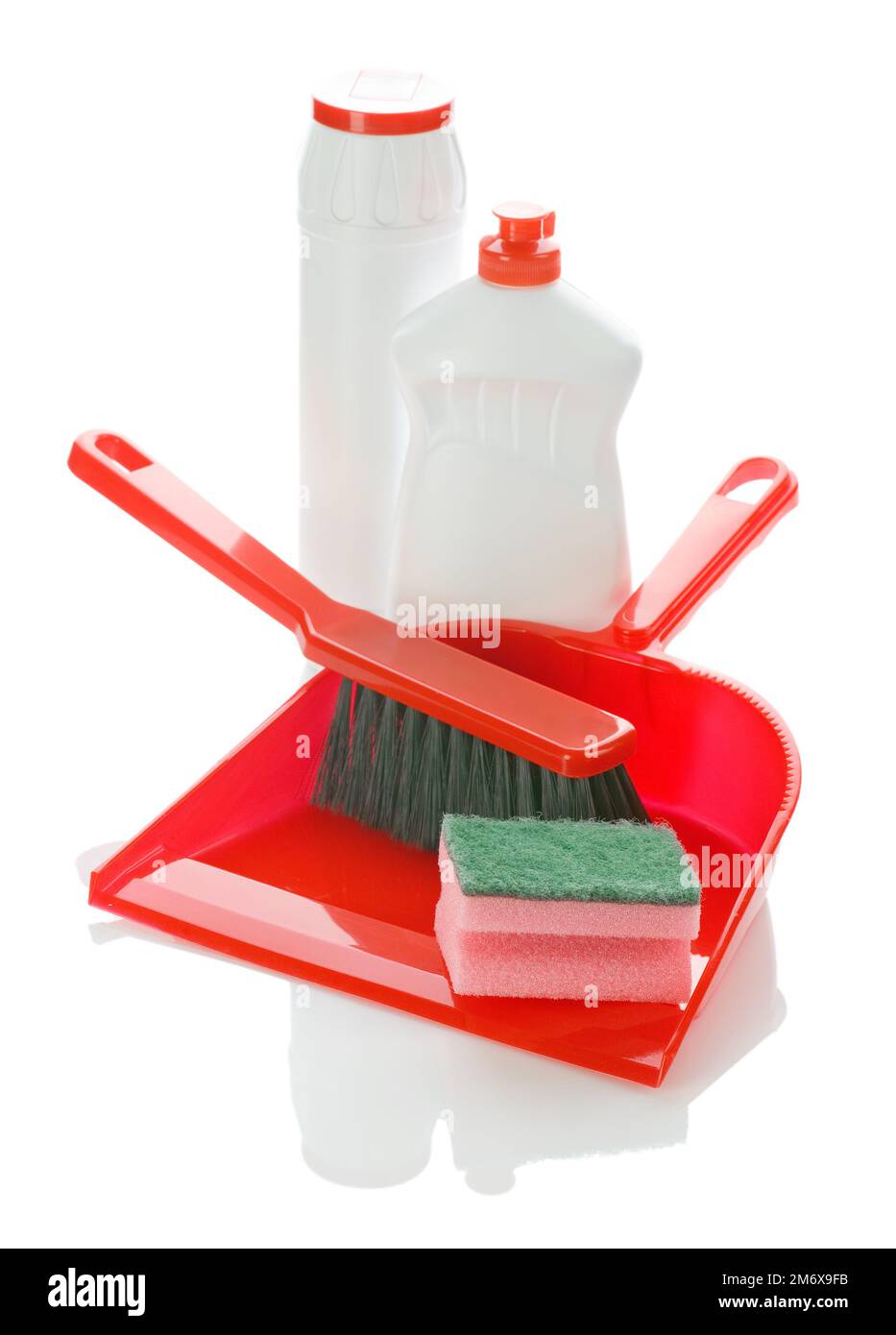 Plastic brush sponge on Cut Out Stock Images & Pictures - Alamy