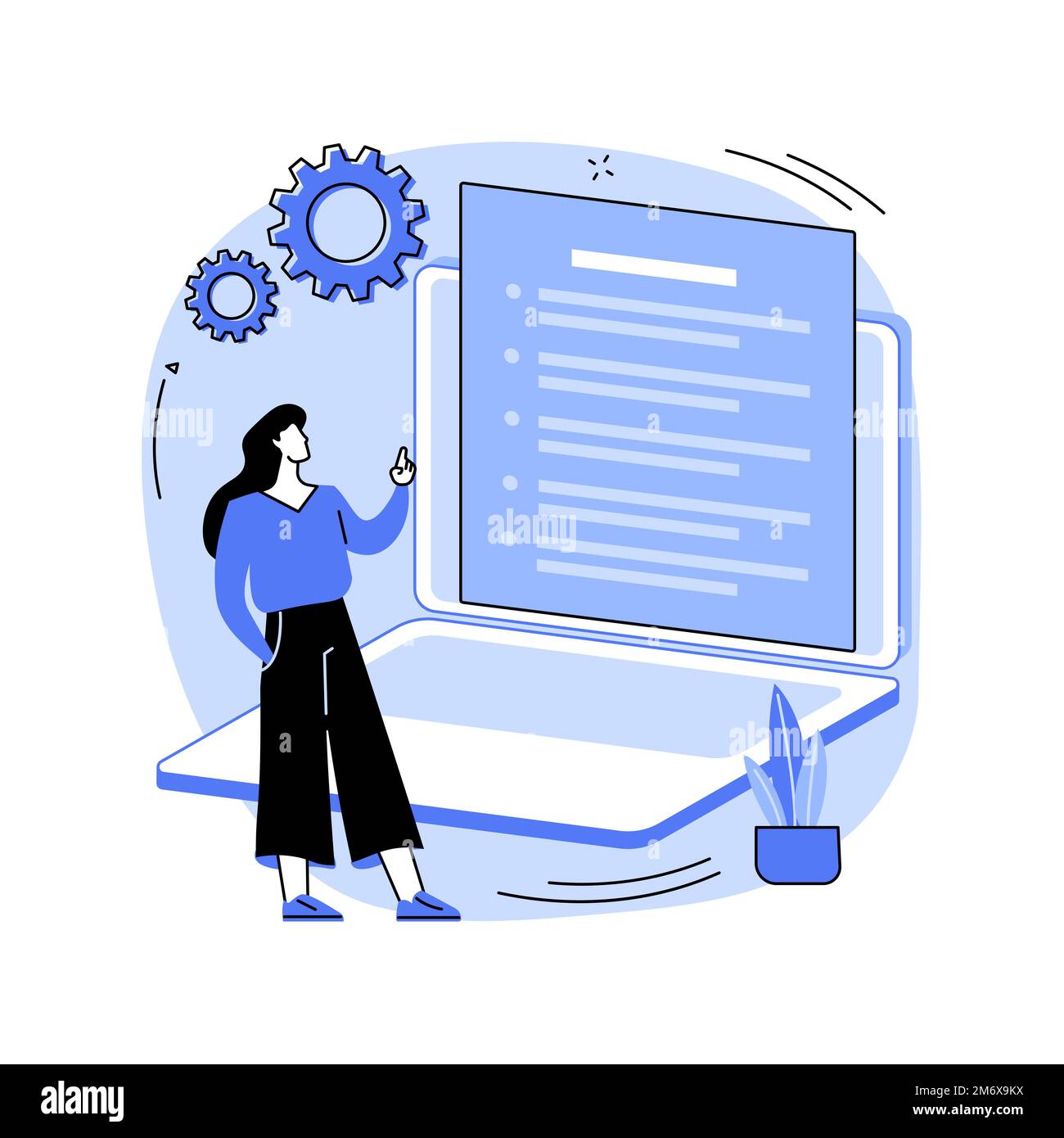 Identity guidelines abstract concept vector illustration. Brand ...