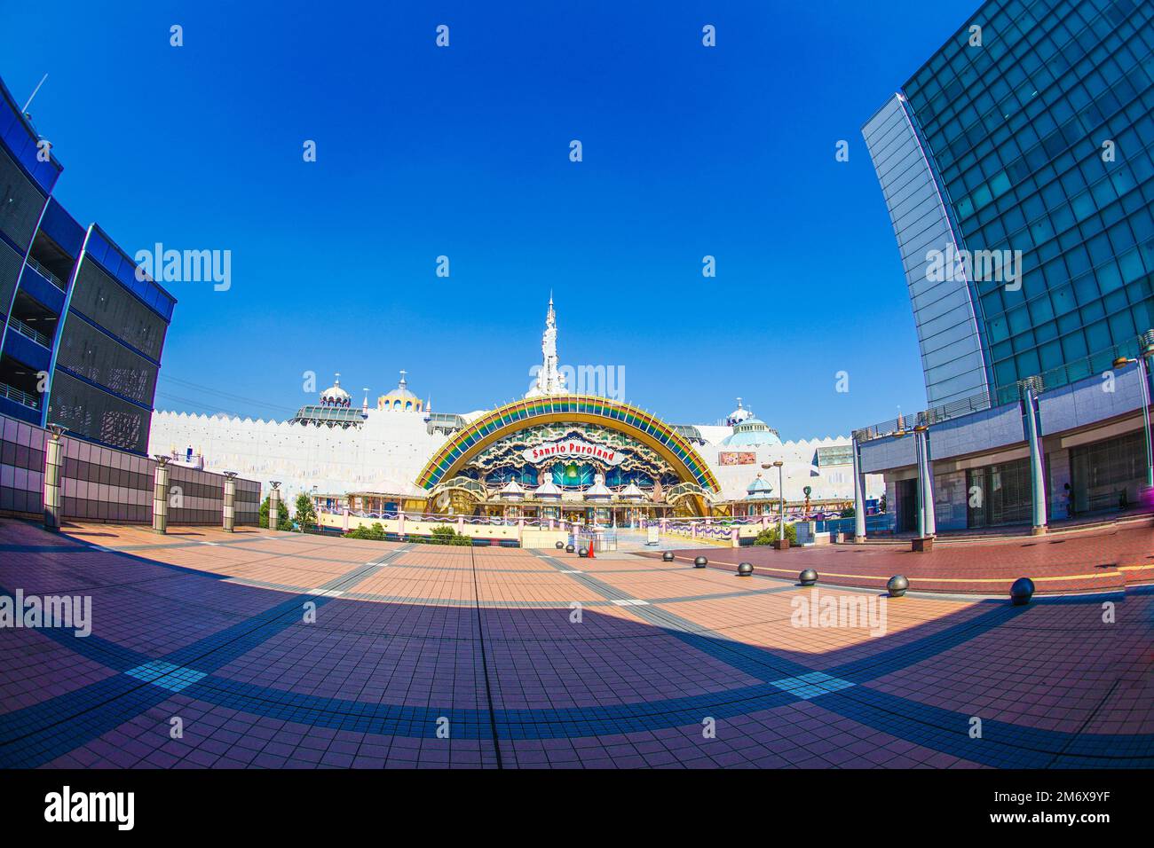 Quarter of the early summer of Tama Center Stock Photo - Alamy