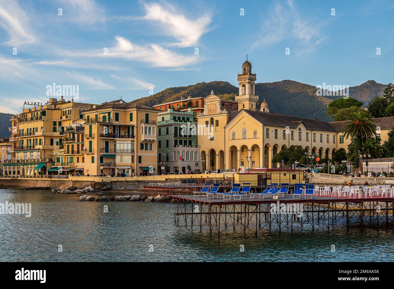 Townscape of Rapallo Stock Photo - Alamy