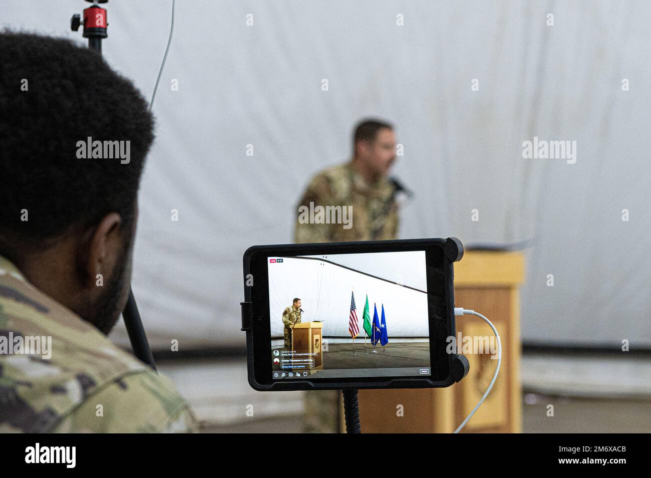 U.S. Air Force Lt. Col. Steven A. Bailey, outgoing commander for the ...