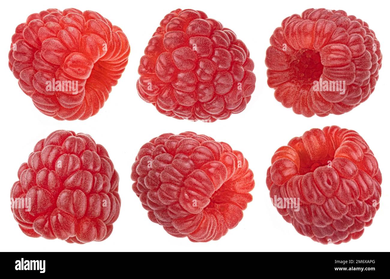 Raspberry isolated on white background Stock Photo - Alamy