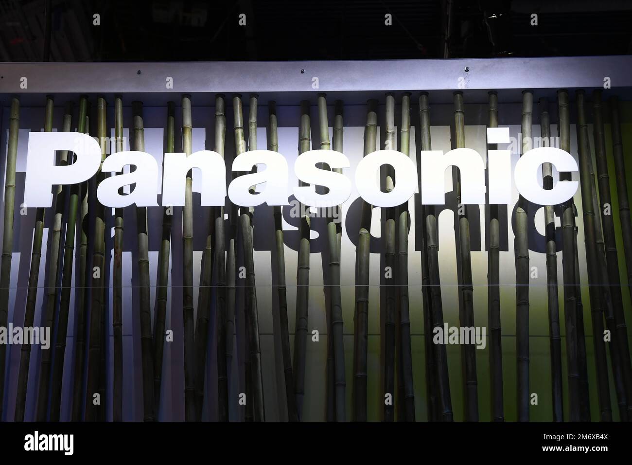 Las Vegas, USA. 05th Jan, 2023. A Panasonic sign is displayed during ...