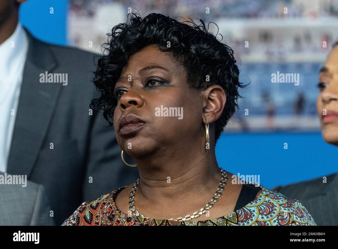 Bronx District Attorney Darcel Clark attends summit to discuss public ...