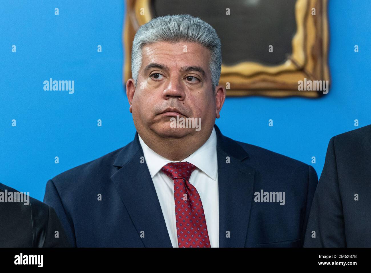 Brooklyn District Attorney Eric Gonzalez attends summit to discuss public safety at NAN House of ...