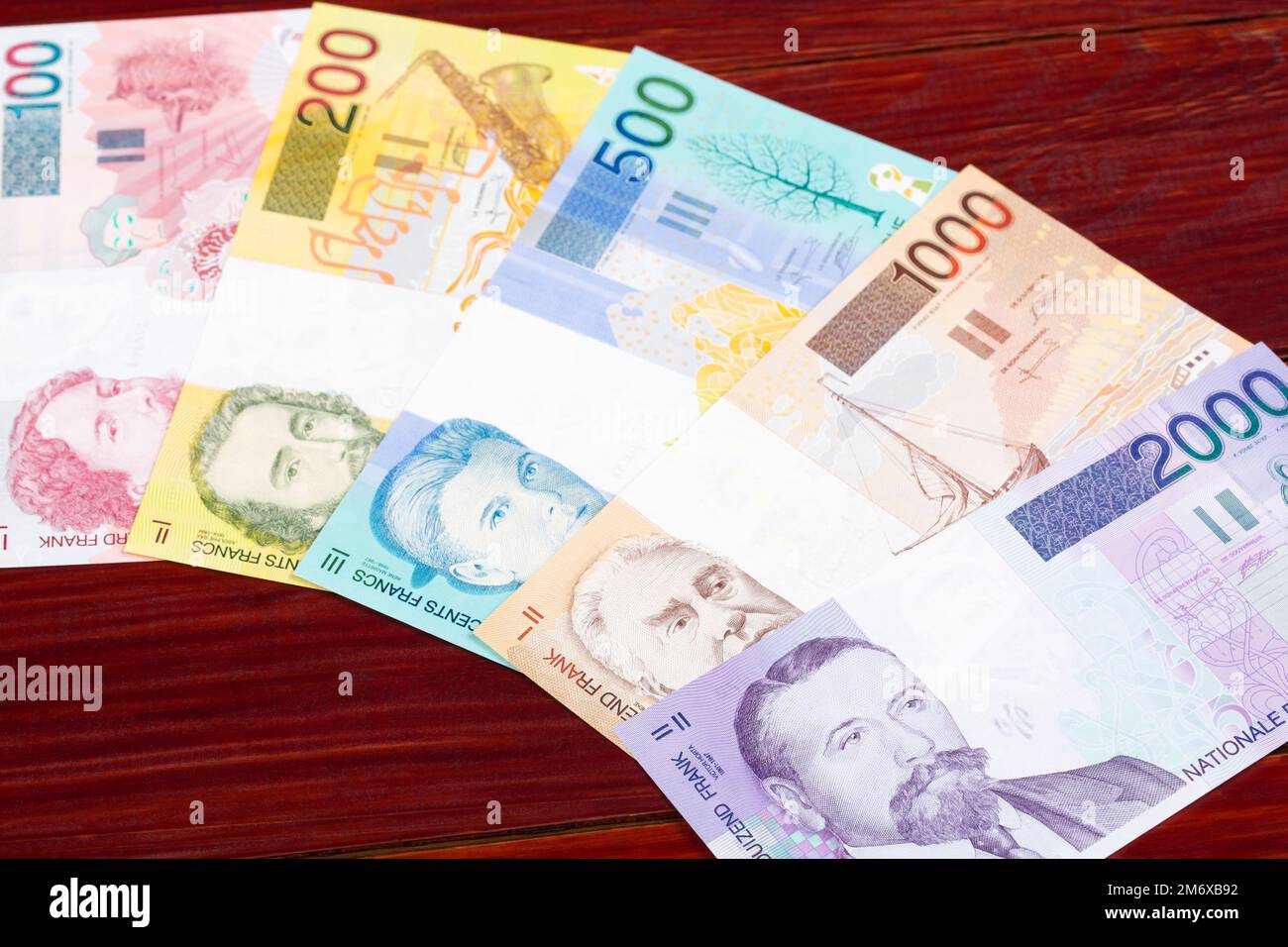 Belgian franc a business background Stock Photo - Alamy