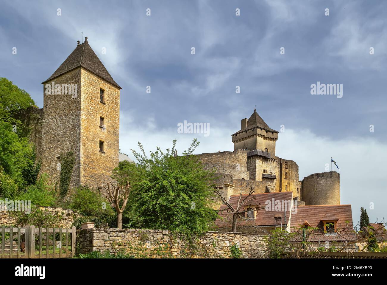 Chateau de Castelnaud, France Stock Photo - Alamy
