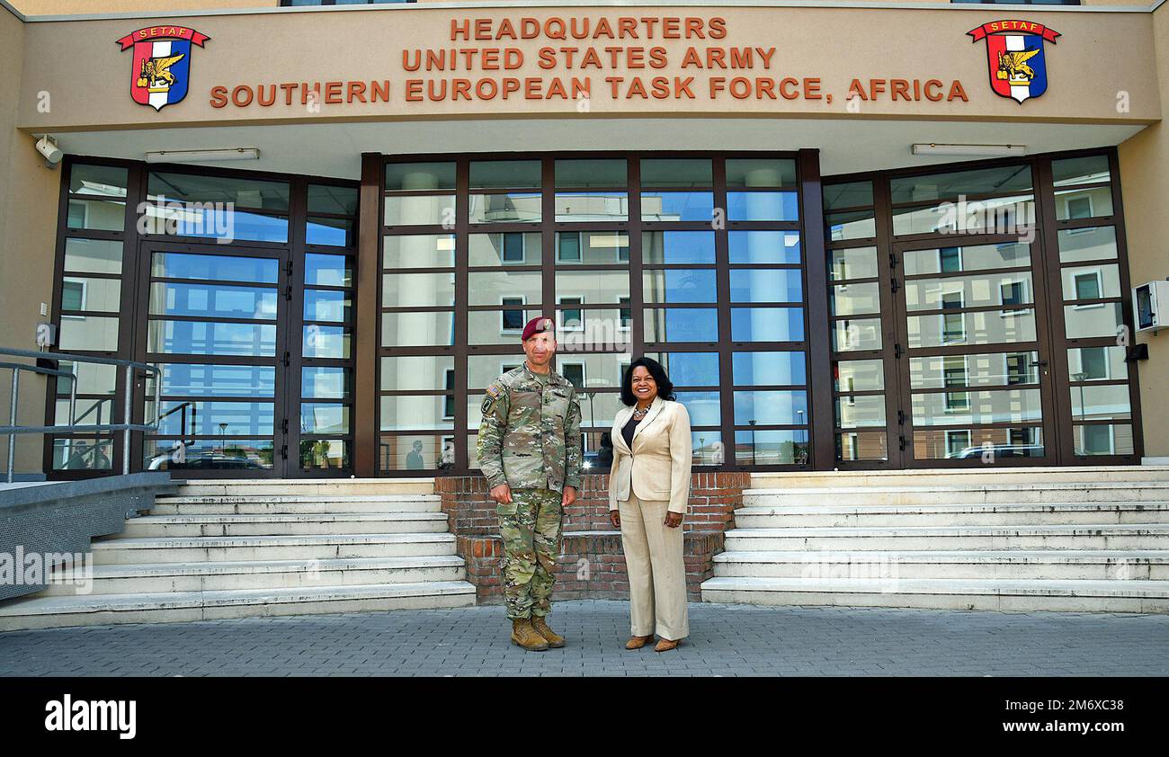 The Honorable Carrie Ricci, the Army Counsel General, right, and Maj ...