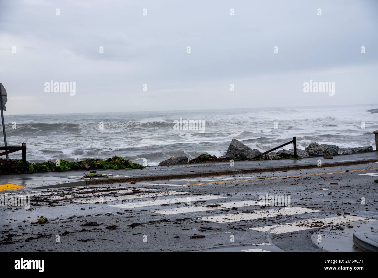 Bomb cyclone causes severe storm, flood damage, Santa Cruz, Jan 5, 2023 ...