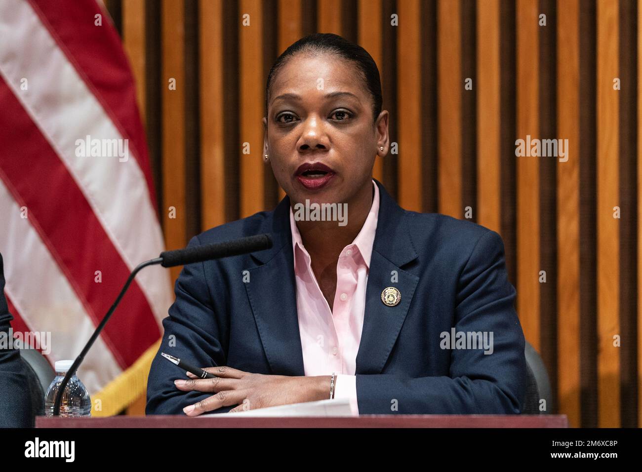 New York, USA. 05th Jan, 2023. Police Commissioner Keechant Sewell ...