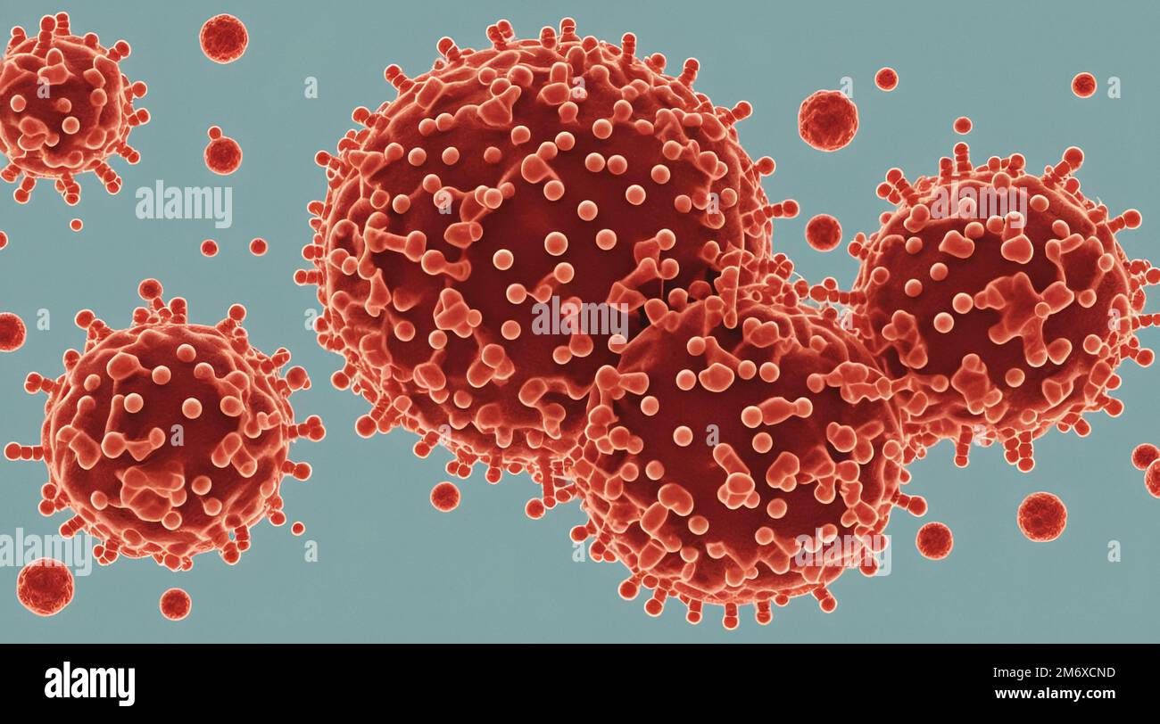 Microbiology virus science 3d hi-res stock photography and images - Alamy