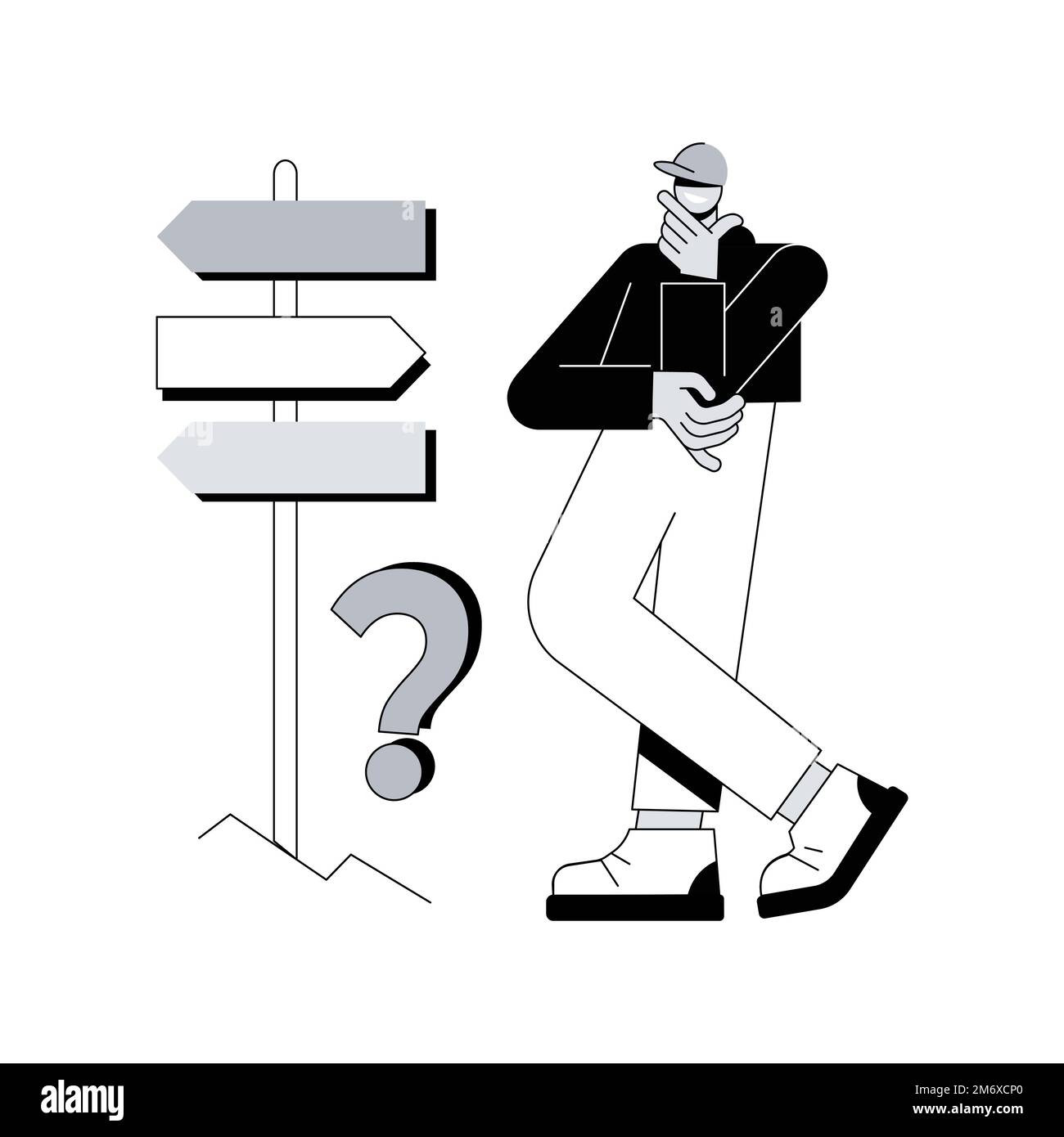 Decision making abstract concept vector illustration. Problem solving ... Decision making abstract concept vector illustration. Problem solving ...