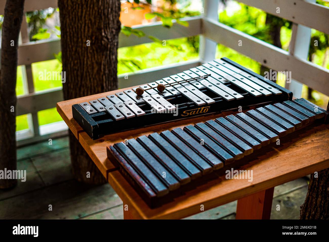 Kinkin and iron koto Stock Photo - Alamy