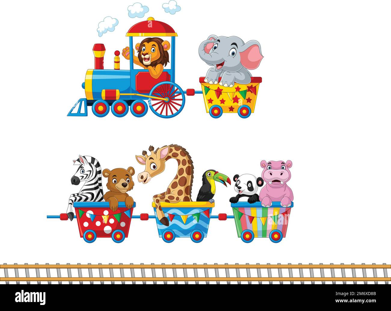 The lion locomotive Stock Vector Images - Alamy