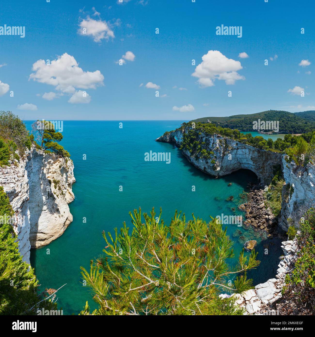 Summer Architello (Arch) of San Felice on the Gargano peninsula in ...