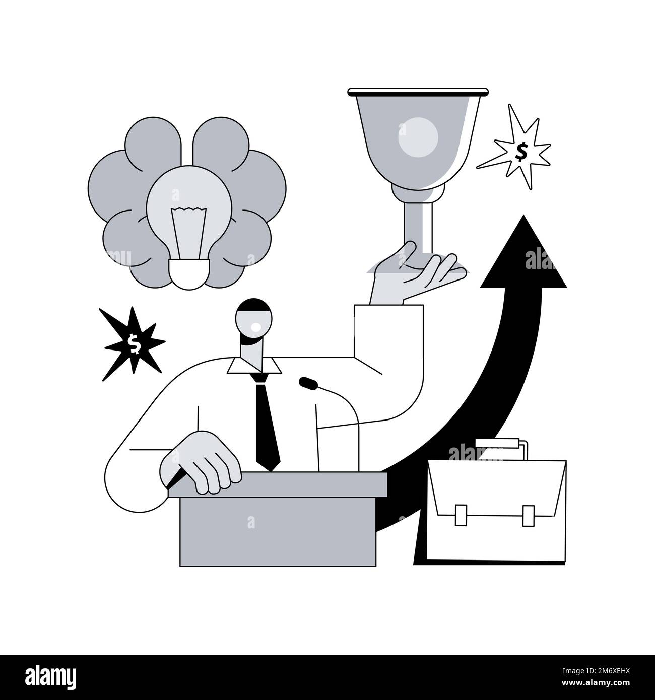 Winning mindset vector vectors hi-res stock photography and images - Alamy