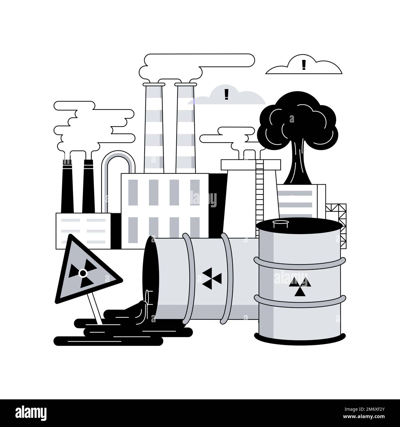 Technological disasters abstract concept vector illustration. Chemical ... Technological disasters abstract concept vector illustration. Chemical ...