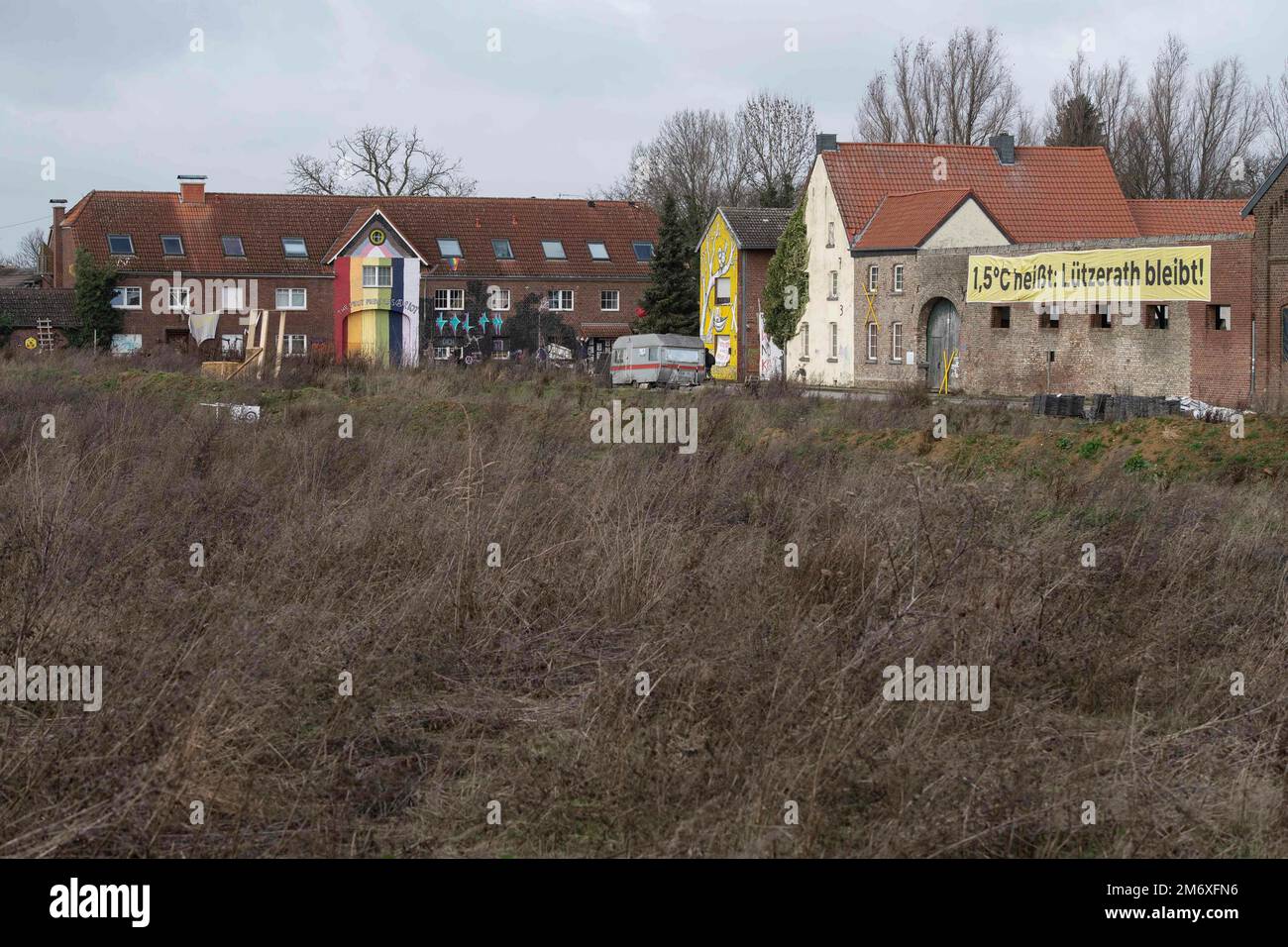 Garzweiler, Deutschland. 05th Jan, 2023. The village of Luetzerath ...