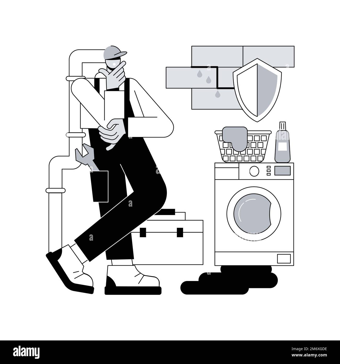 Flooded Basement Clipart