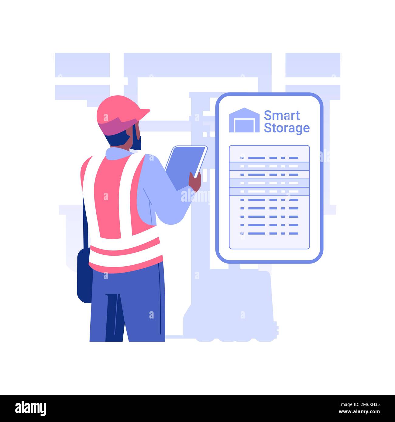 Inventory tracking isolated concept vector illustration. Warehouse ... Inventory tracking isolated concept vector illustration. Warehouse ...