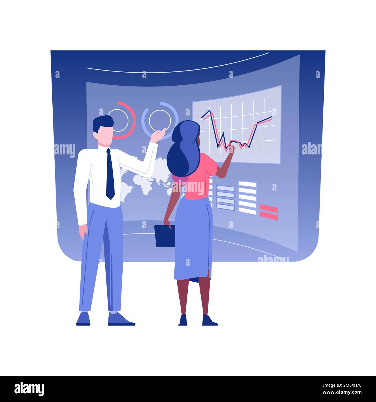 Business innovation isolated concept vector illustration. Group of ...