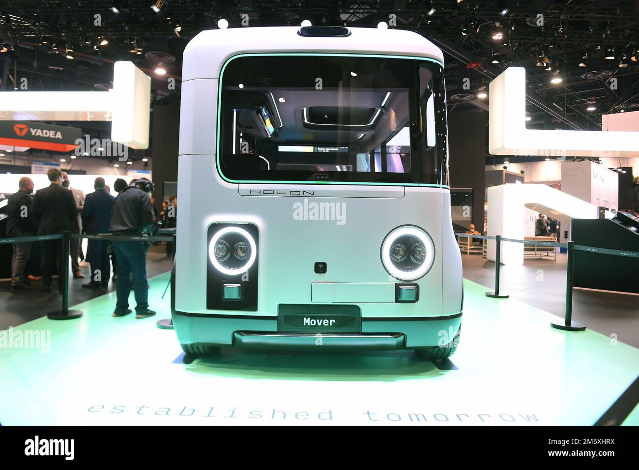 Las Vegas, USA. 05th Jan, 2023. A Holon autonomous people mover is ...