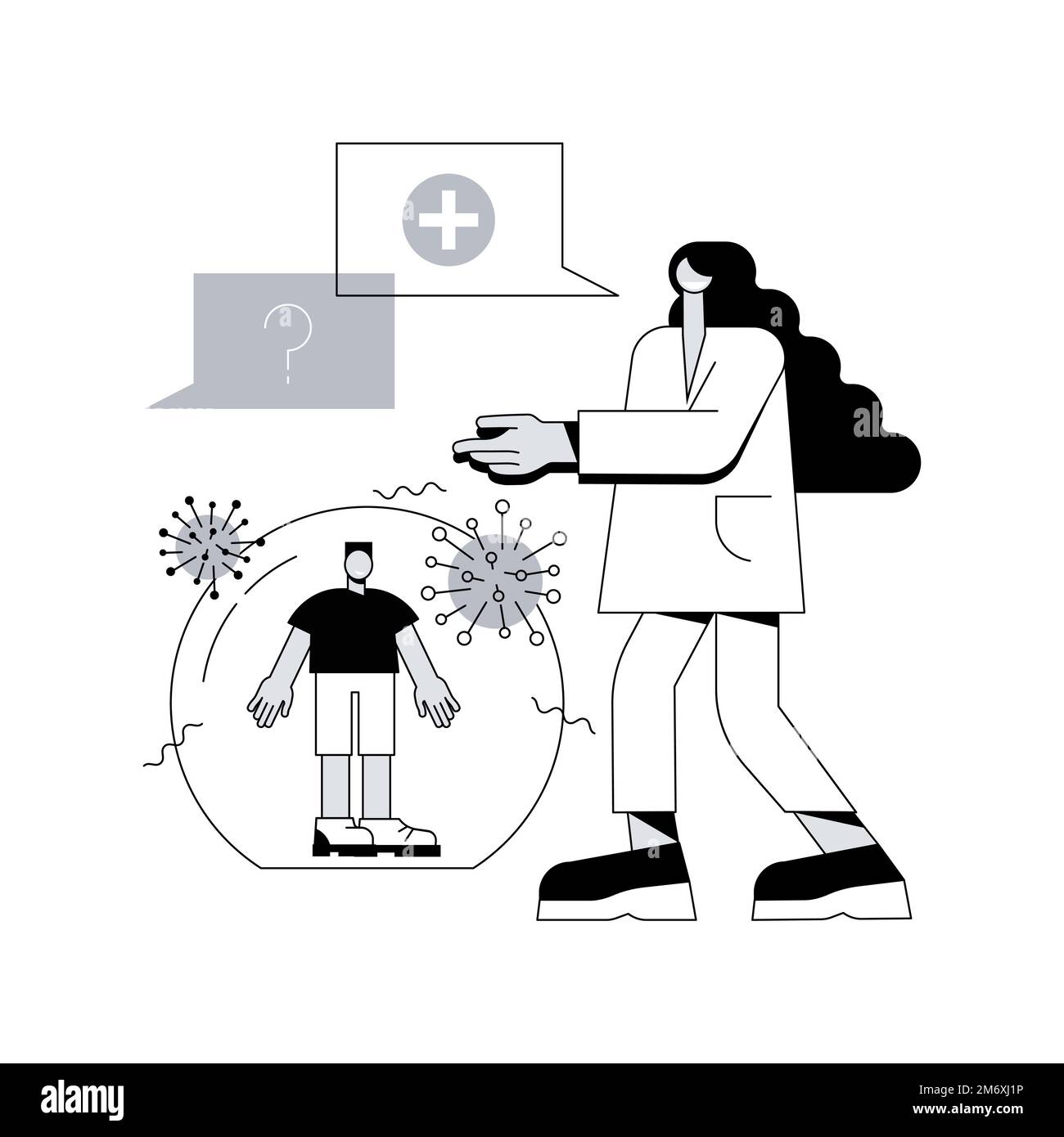 Immunization education abstract concept vector illustration ...