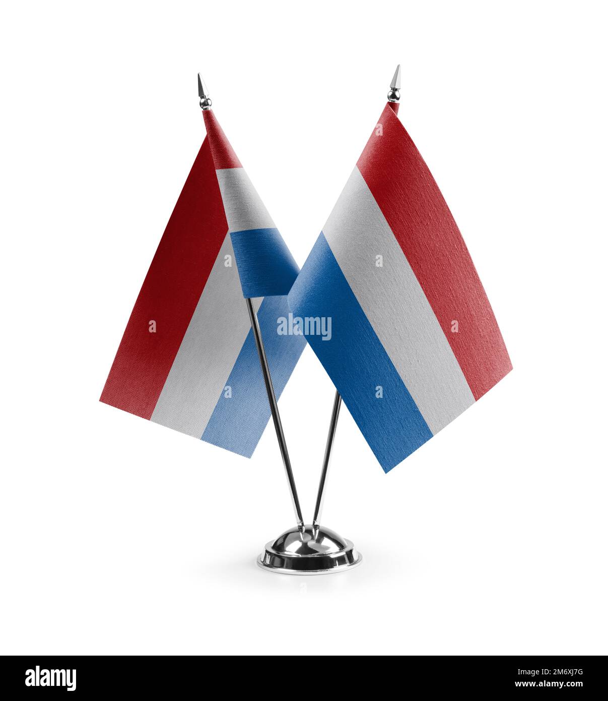 Small national flags of the Netherlands on a white background Stock ...