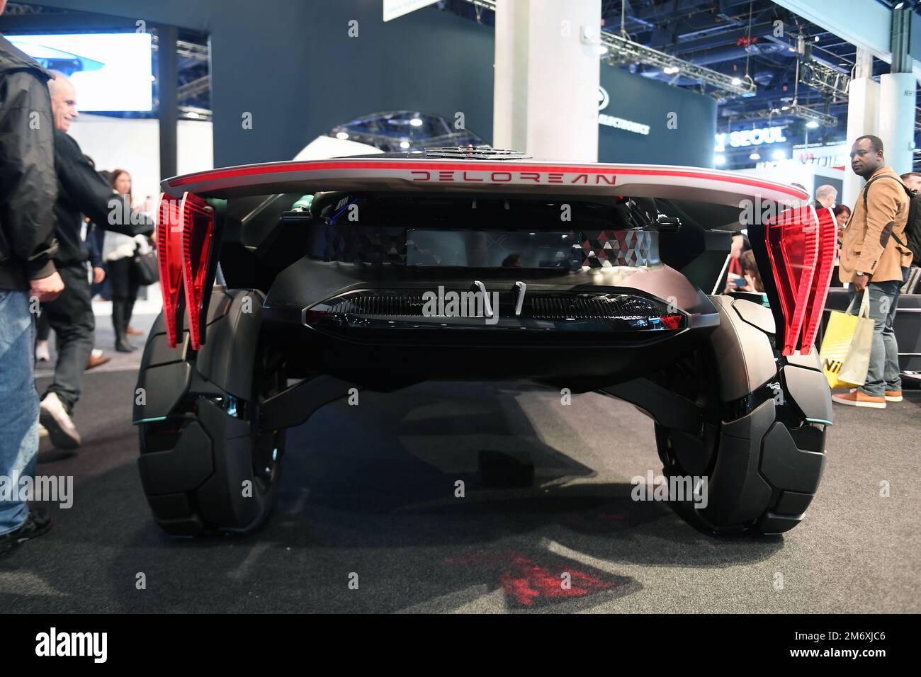 Las Vegas, USA. 05th Jan, 2023. A DeLorean Omega offroad concept car is ...