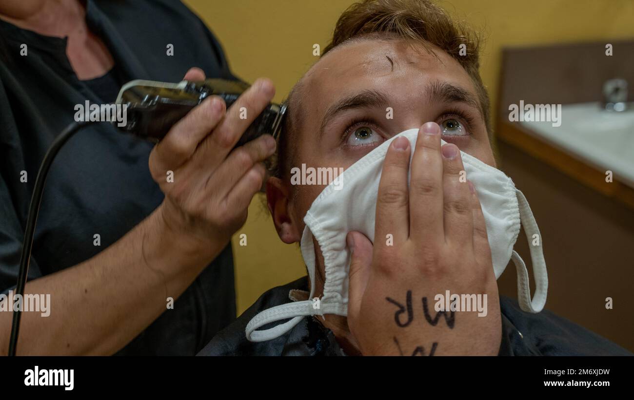 U.S. Marine Corps recruit Augustus Lafleur with Delta Company, 1st ...