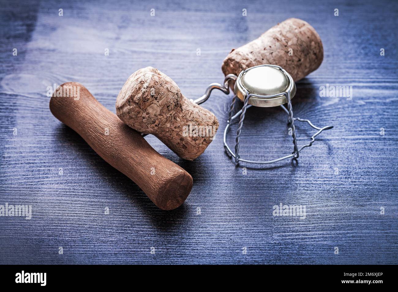 Champagne cork wire cap hi-res stock photography and images - Alamy