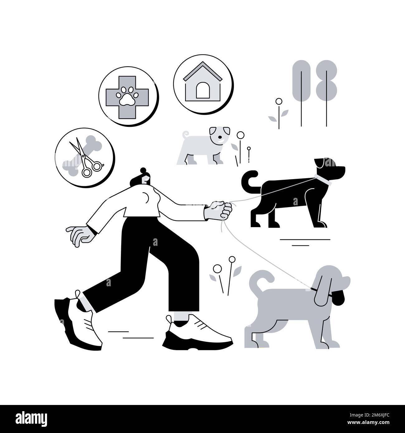 Visit a boarding house Stock Vector Images - Alamy