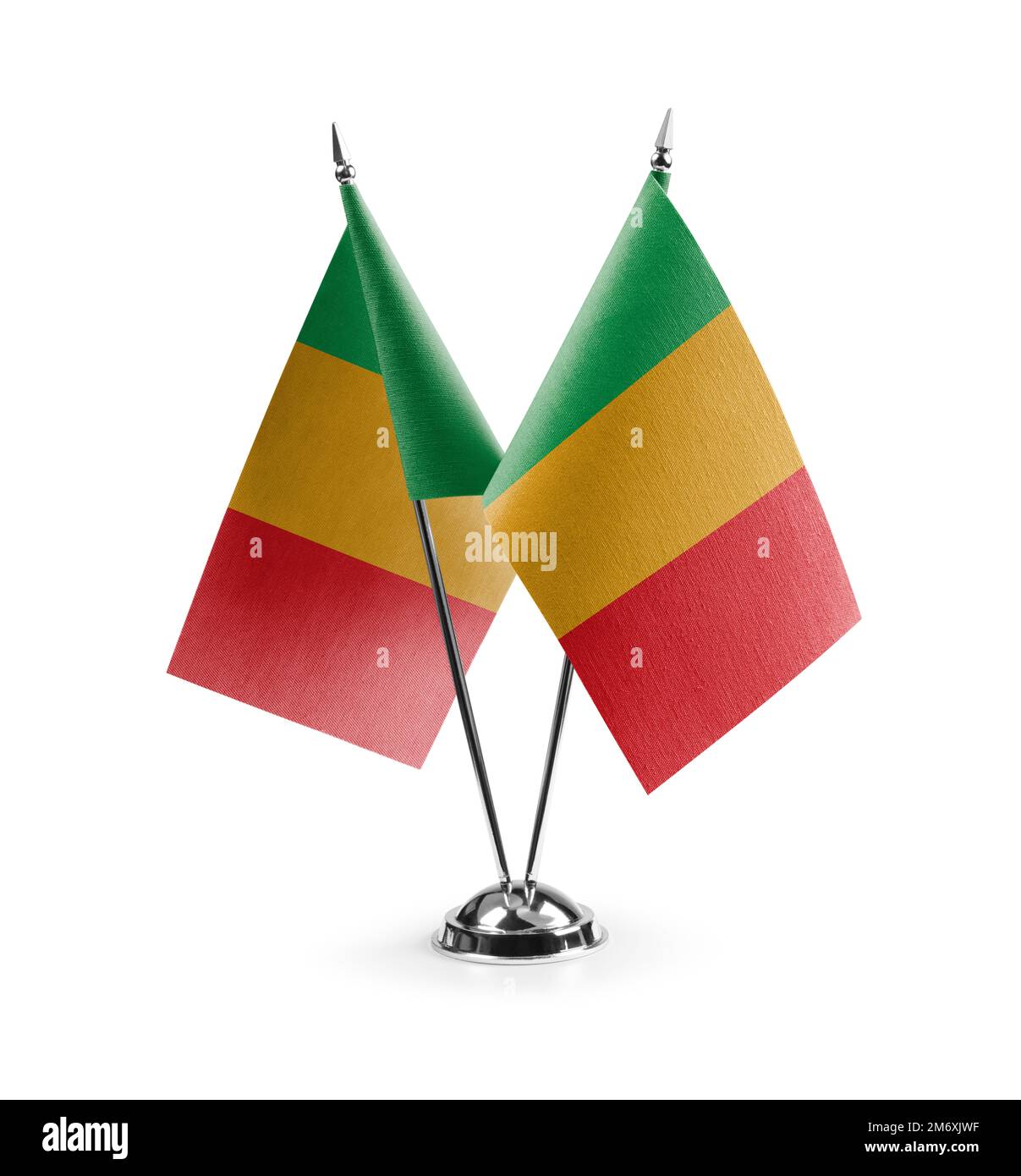 Small national flags of the Mali on a white background Stock Photo - Alamy
